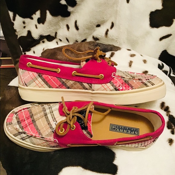 Sperry | Shoes | New Sperry Mauve Plaid Topsiders | Poshmark